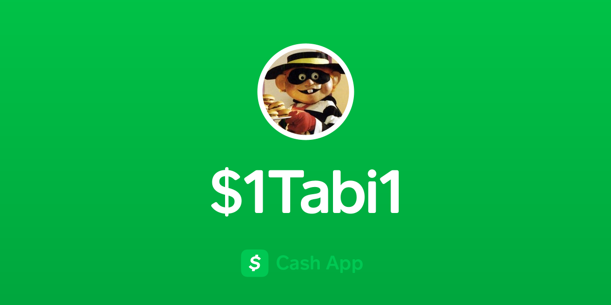 Pay $1Tabi1 on Cash App