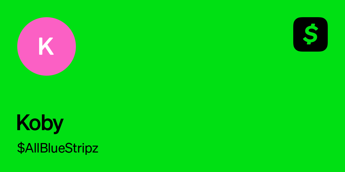 Pay $AllBlueStripz on Cash App