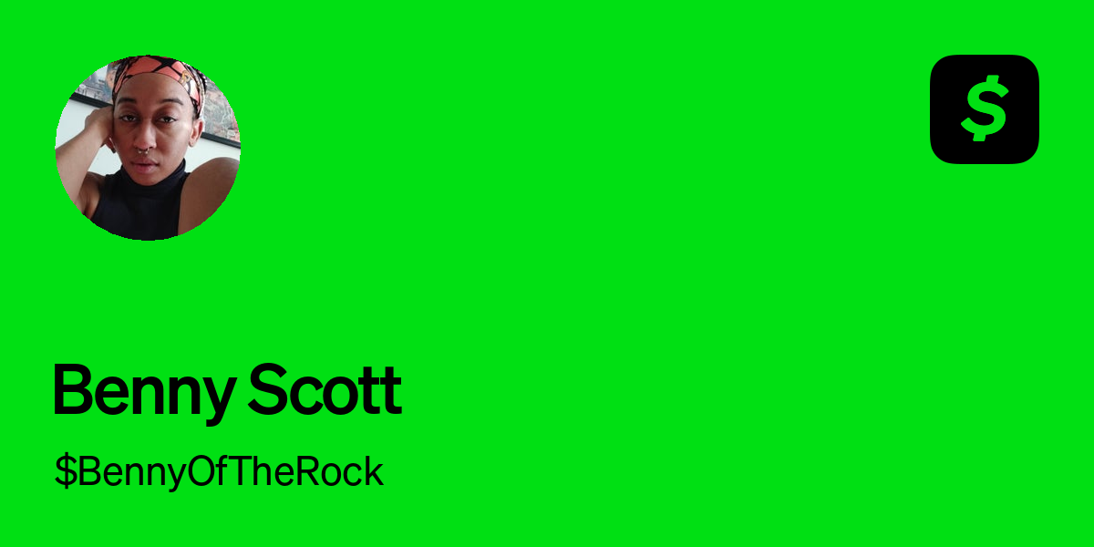 Pay $BennyOfTheRock on Cash App