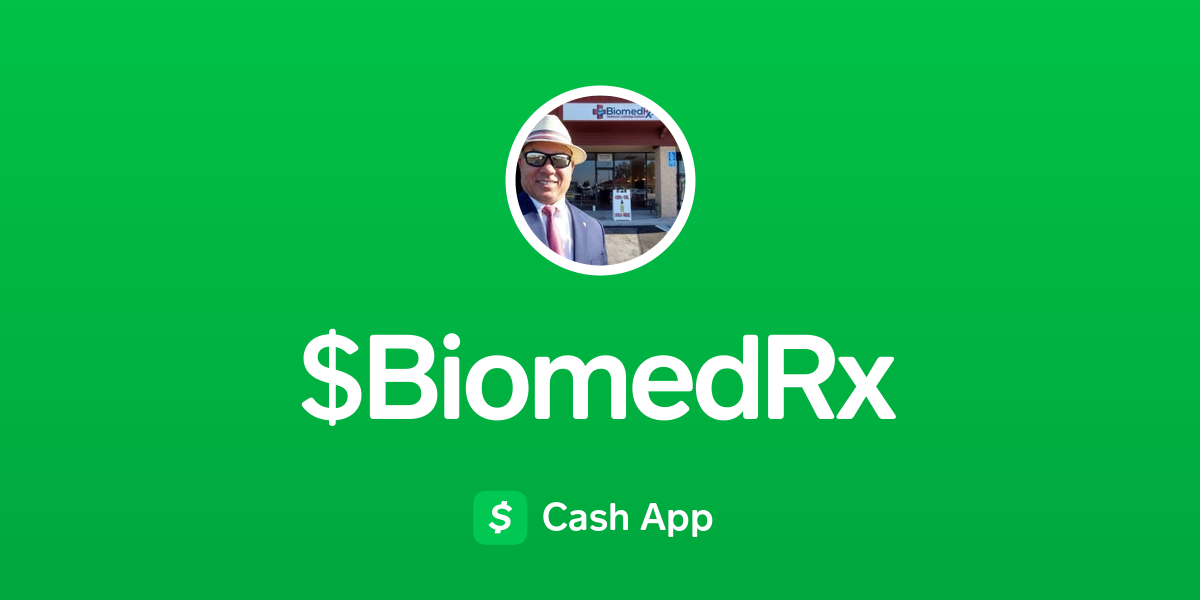 Pay $BiomedRx on Cash App
