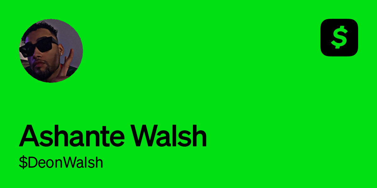 Pay $DeonWalsh on Cash App