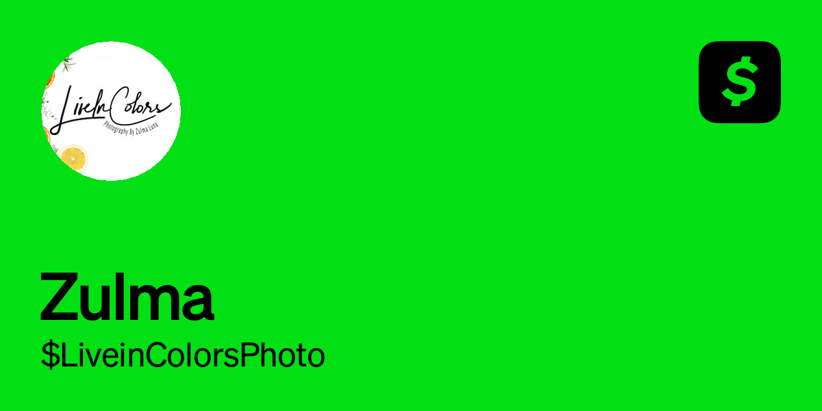 Pay $LiveinColorsPhoto on Cash App