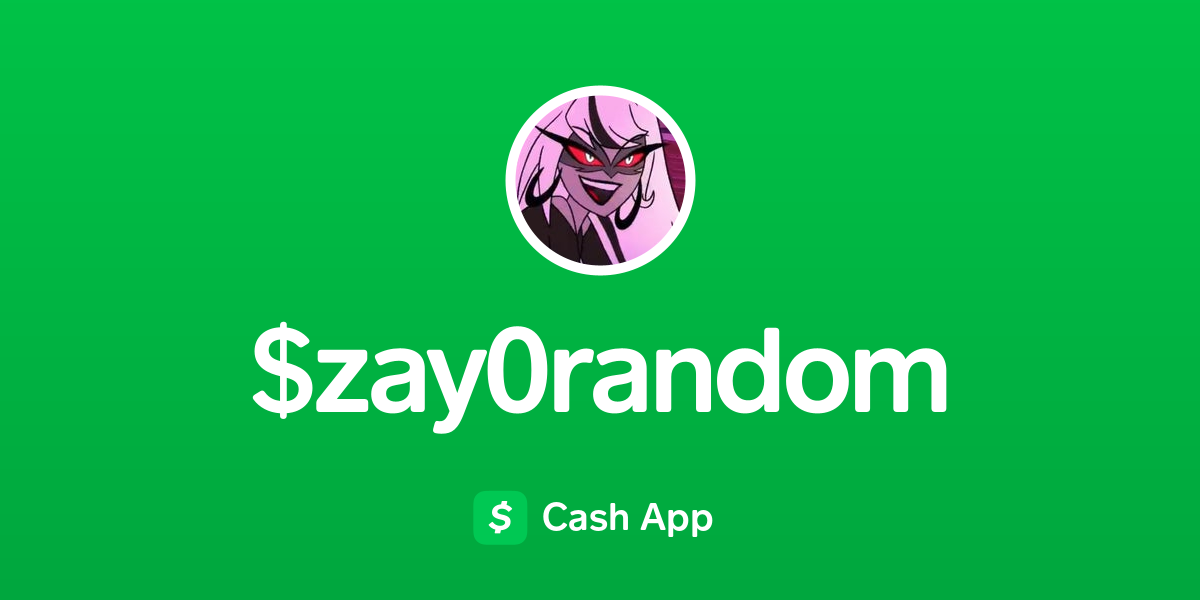 Pay $RandomSenpaiCash on Cash App