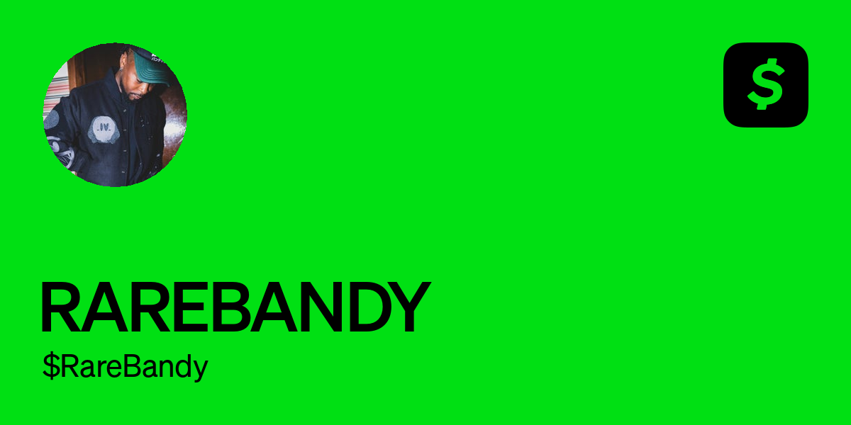 Pay $RareBandy on Cash App