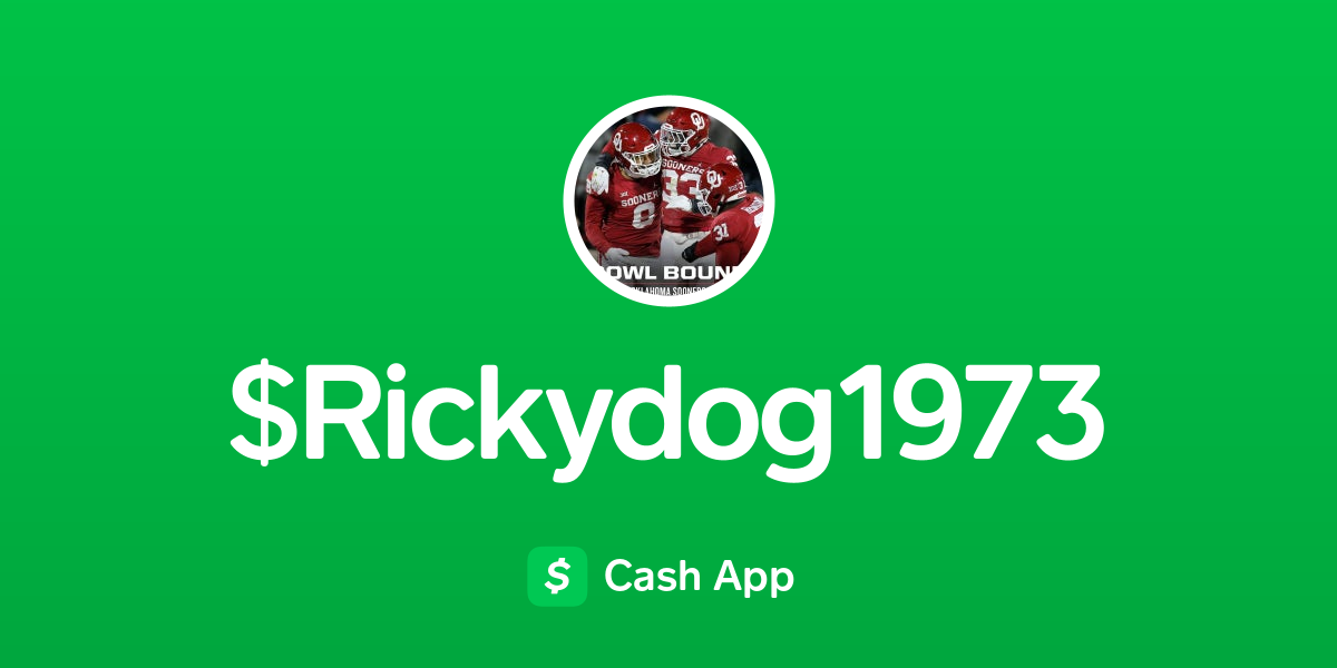 Pay $Rickydog1973 on Cash App