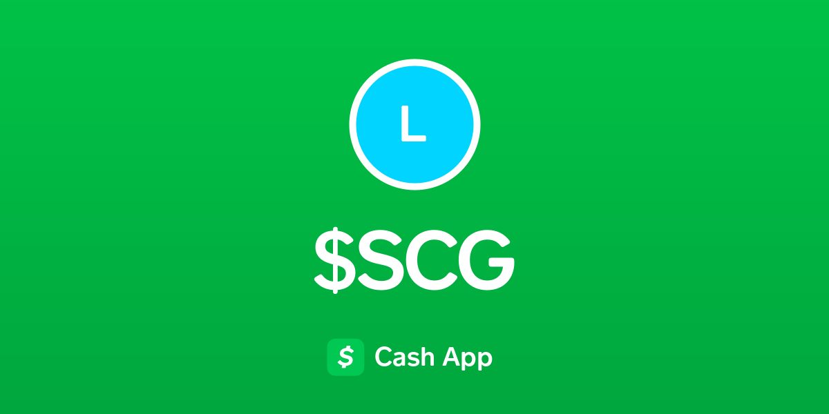 Pay $SCG on Cash App