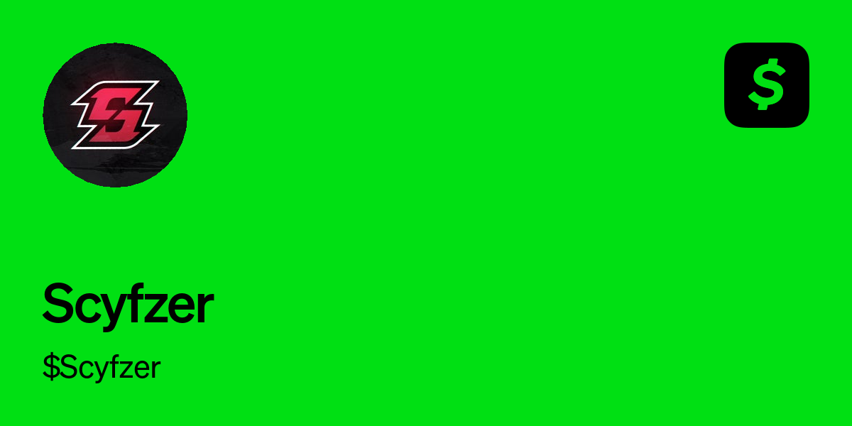 Pay $Scyfzer on Cash App
