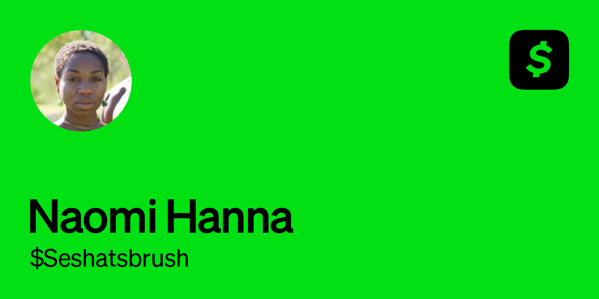 Pay $Seshatsbrush on Cash App