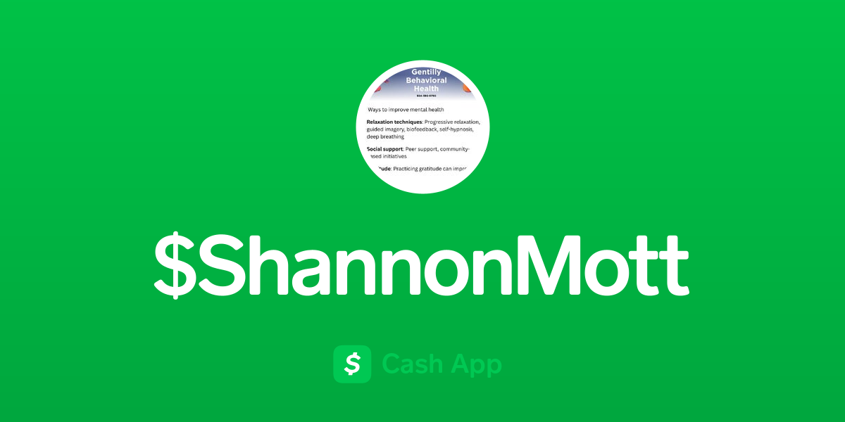 Pay $ShannonMott on Cash App