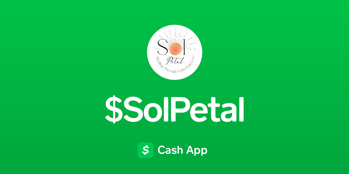 Pay $SolPetal on Cash App