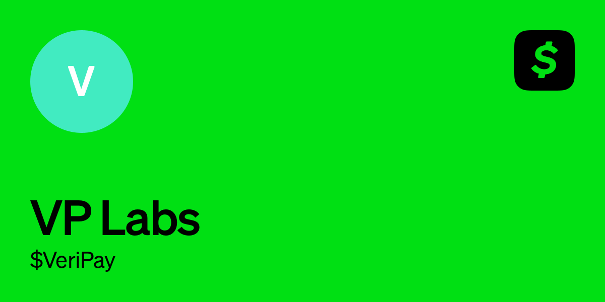 Pay $VeriPay on Cash App