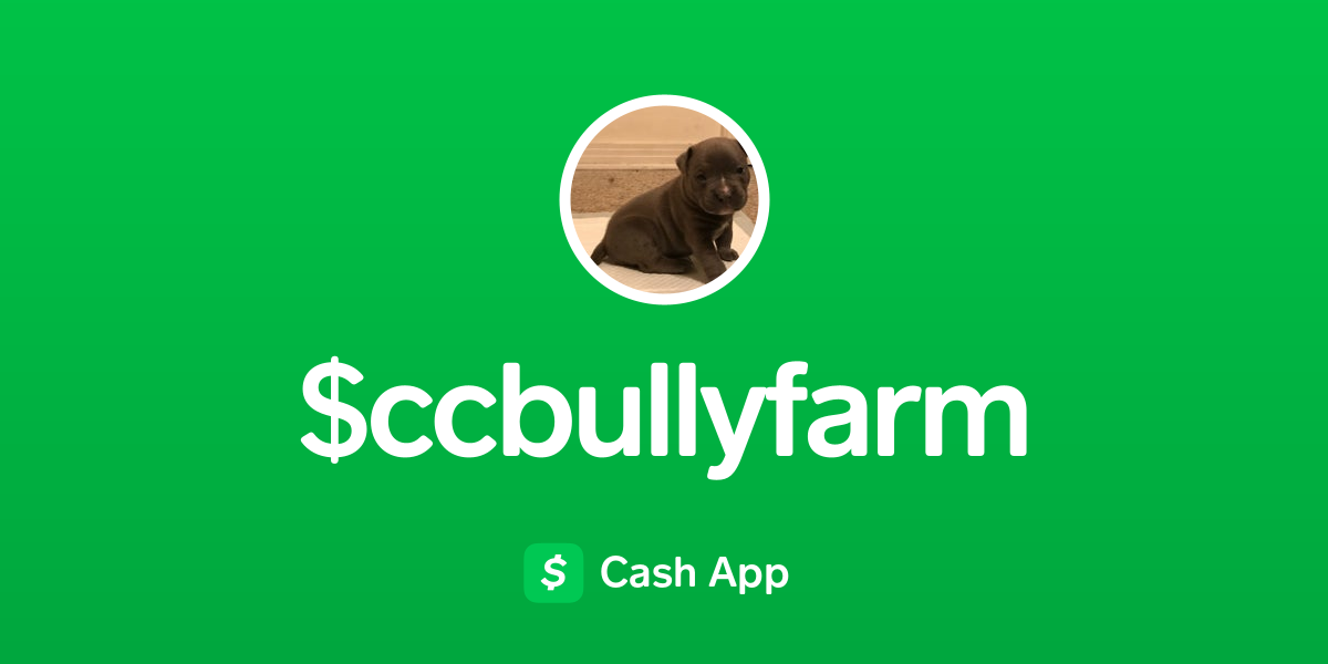 Pay $ccbullyfarm on Cash App
