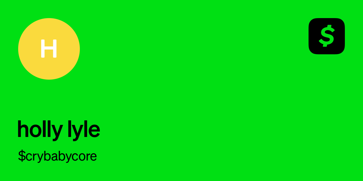 Pay $crybabycore on Cash App