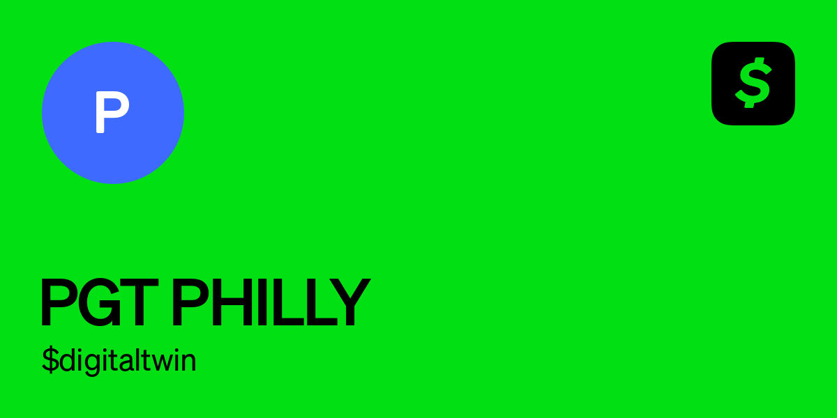 Pay $digitaltwin on Cash App