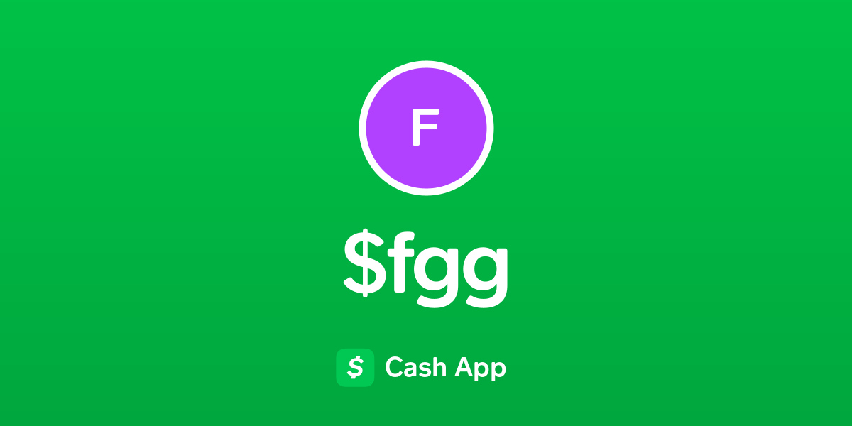 Pay $fgg on Cash App
