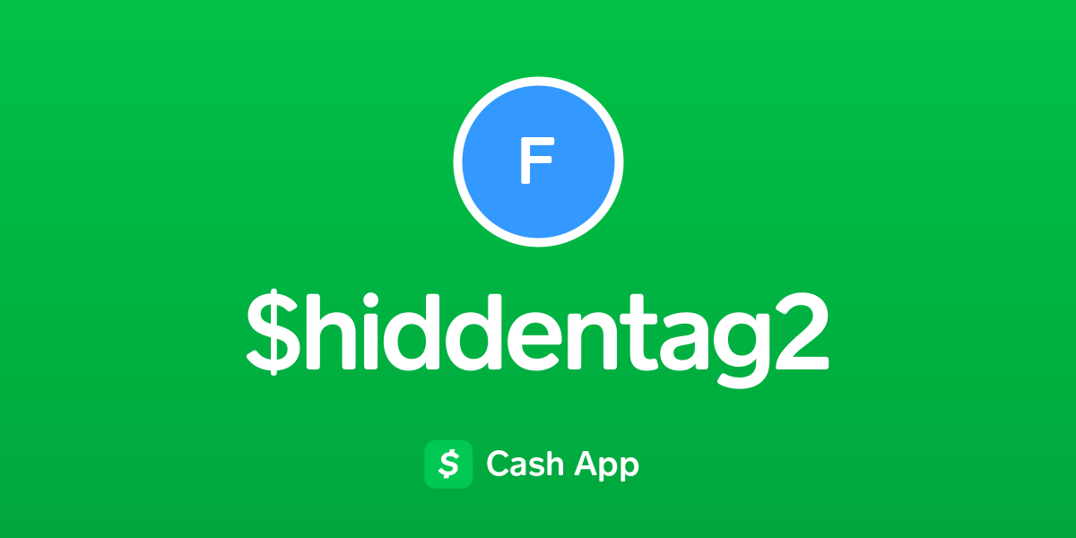 Pay $hiddentag2 on Cash App