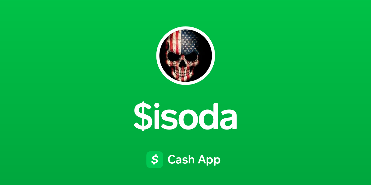 Pay $isoda on Cash App