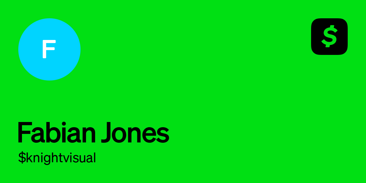 Pay $knightvisual on Cash App
