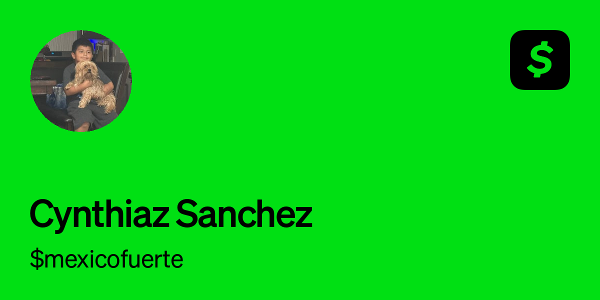 Pay $mexicofuerte on Cash App