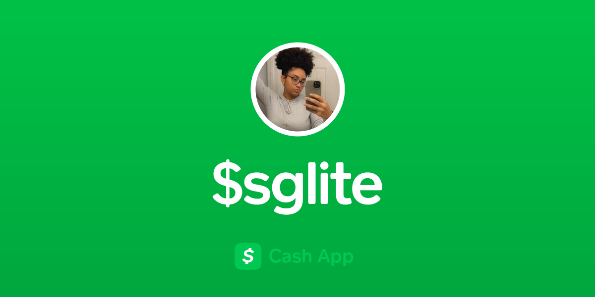 Pay $sglite on Cash App