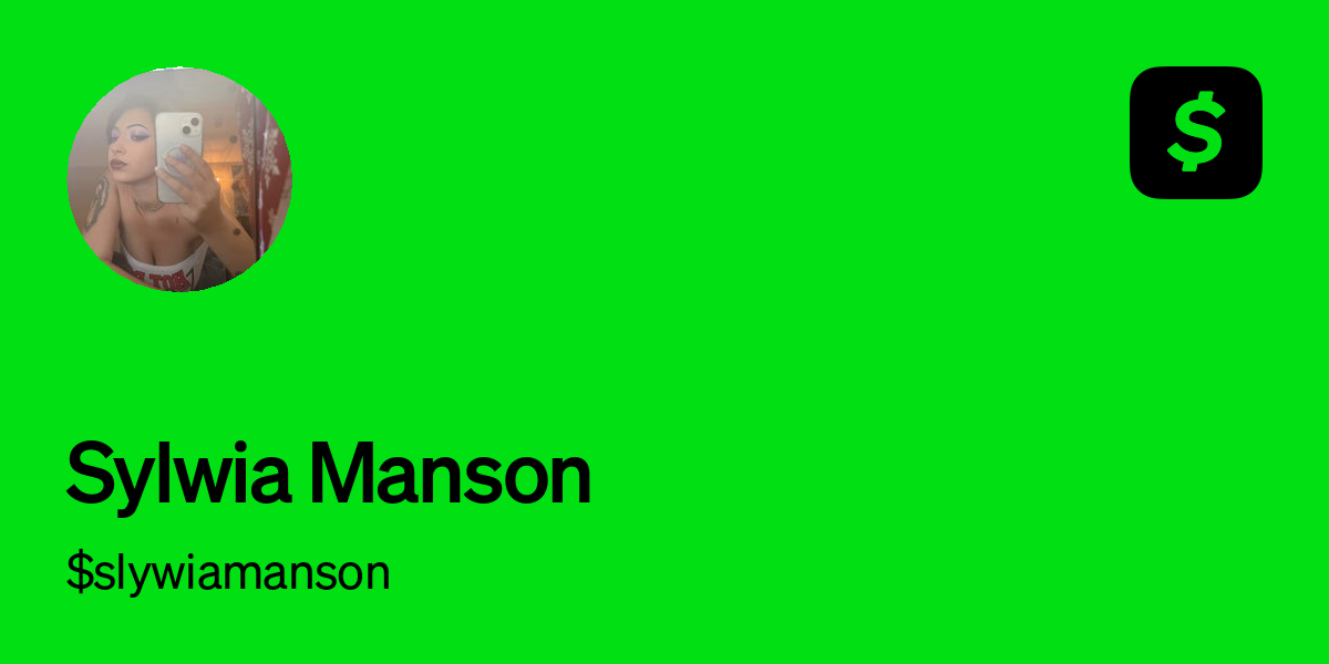 Pay $slywiamanson on Cash App