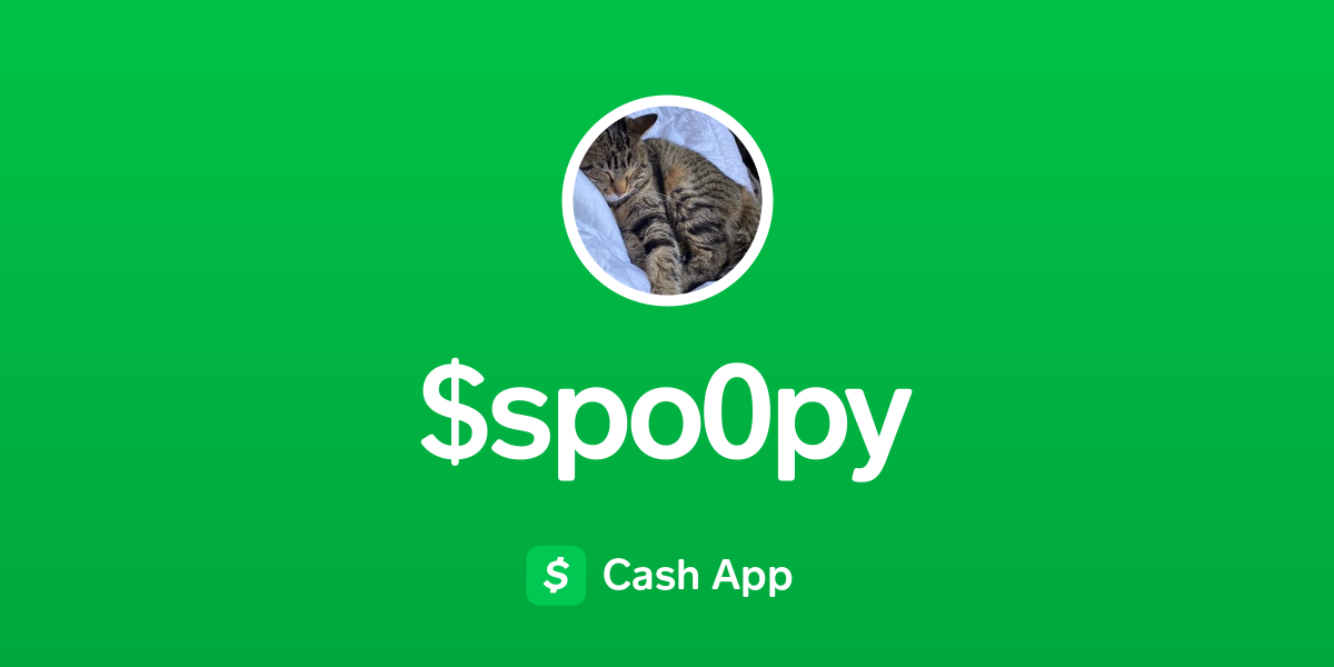 Pay $spo0py on Cash App