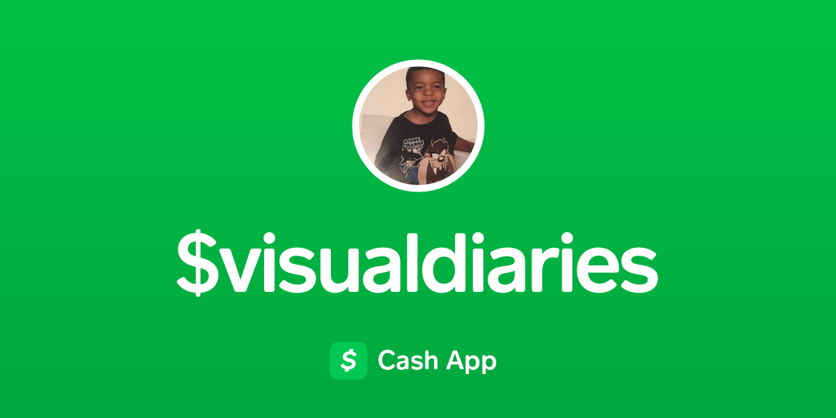 Pay $visualdiaries on Cash App