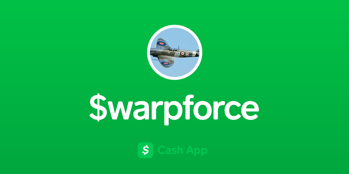 Pay $warpforce on Cash App